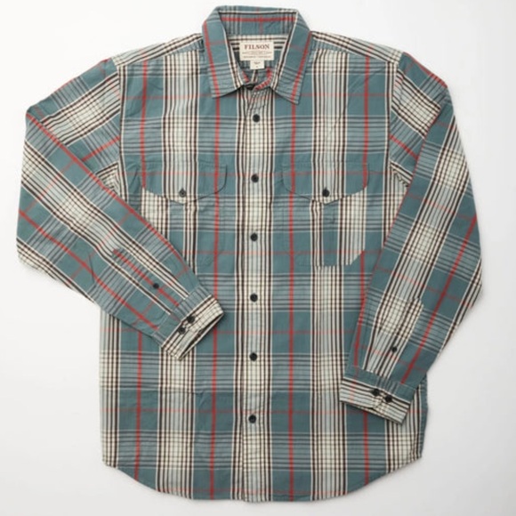 Filson | Shirts | Filson Washed Feather Cloth Shirt Size Xl | Poshmark